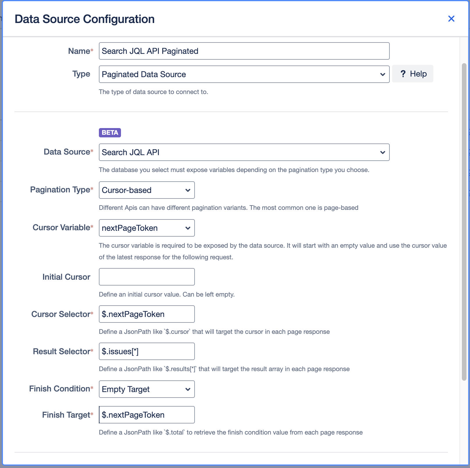 Local Jira Pagination - Search API JQL